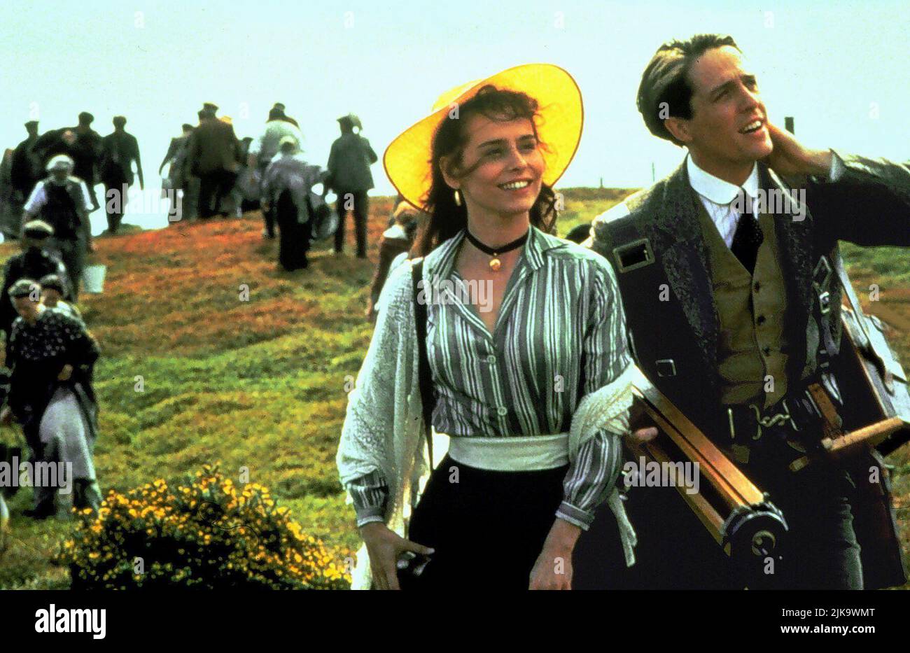 Tara Fitzgerald And Hugh Grant