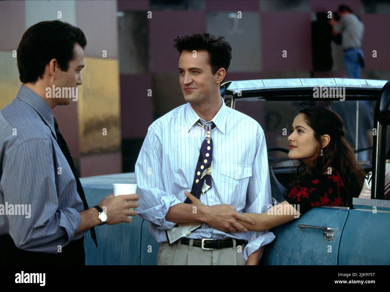 Jon Tenney, Matthew Perry & Salma Hayek Film Fools Rush In (1997 ...