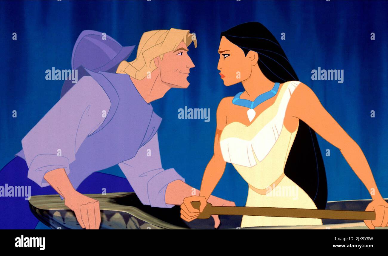 John Smith & Pocahontas Film: Pocahontas (USA 1995) Director: Mike ...