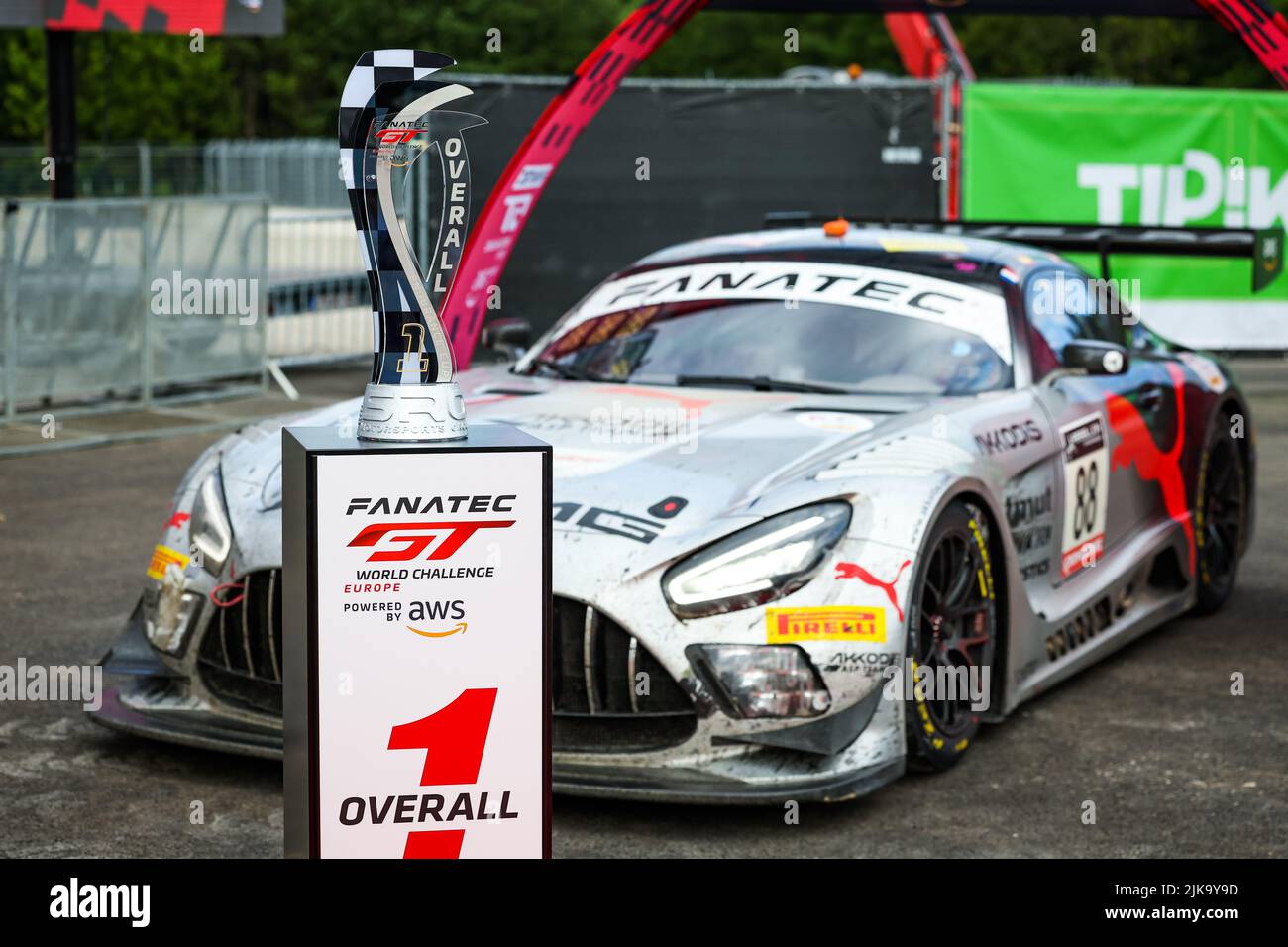 July 31, 2022, Rome, Belgium: 88 AMG Team AKKODIS ASP, Mercedes-AMG GT3 ...