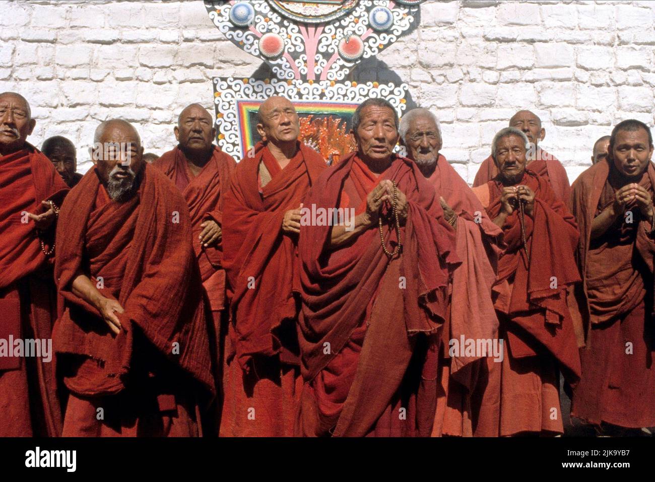 Tibetan Monks Film Seven Years In Tibet (USA/UK 1997) Director: Jean ...