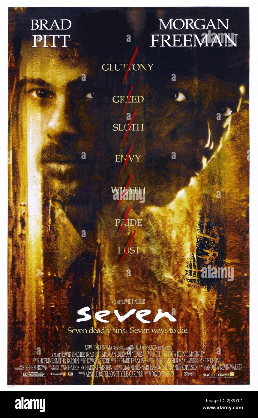 Brad pitt morgan freeman se7en hi-res stock photography and images - Alamy