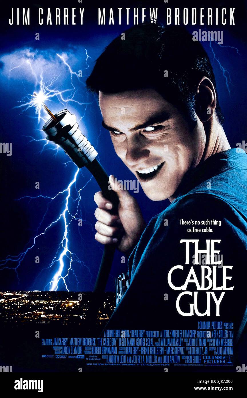 Jim Carrey Film The Cable Guy (USA 1996) Characters: The Cable Guy ...