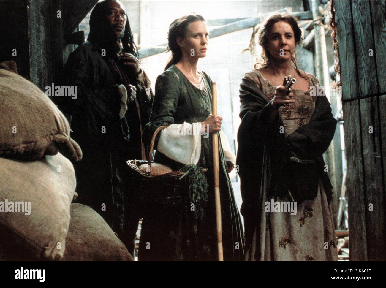 Morgan Freeman, Robin Wright Penn, Stockard Channing Film Moll Flanders ...