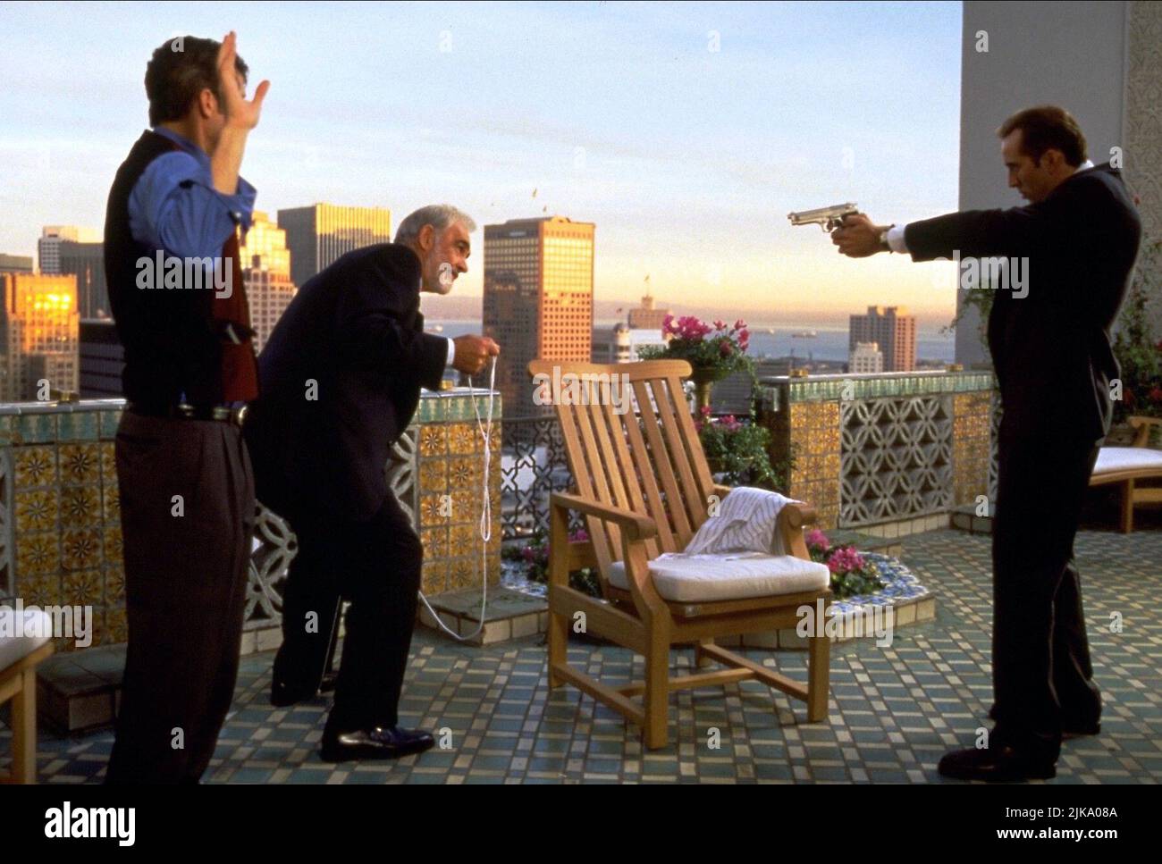 Sean Connery & Nicolas Cage Film The Rock (1996) Characters: John ...