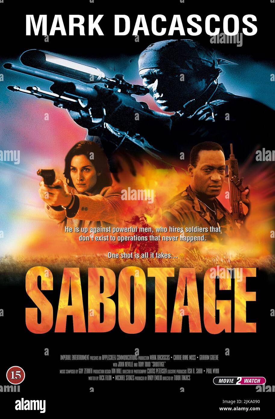 Sabotage film poster hi-res stock photography and images - Alamy