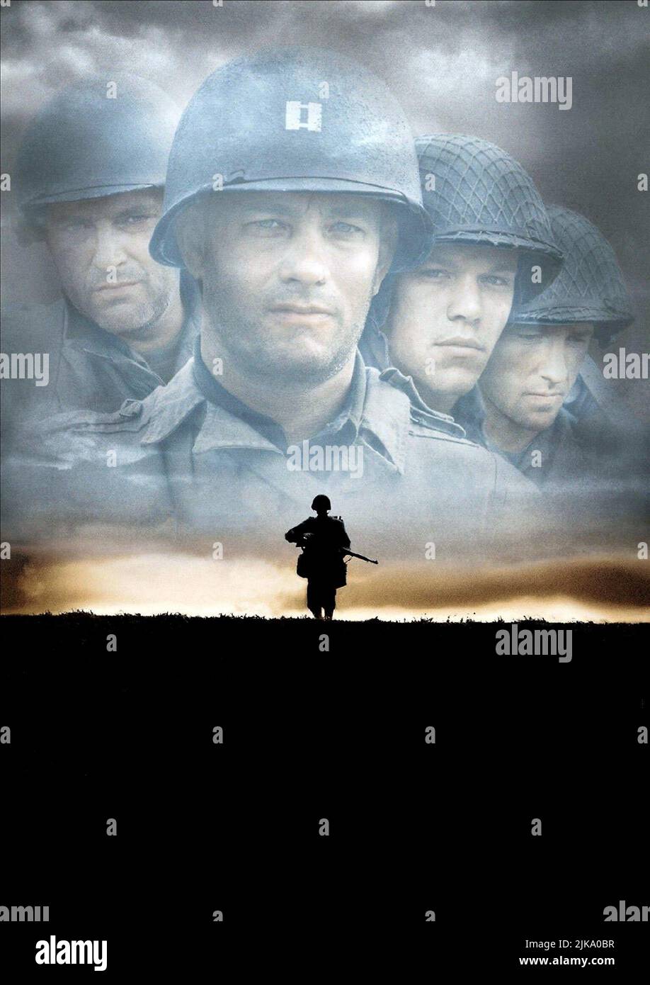 Tom Sizemore, Tom Hanks, Matt Damon & Edward Burns Film: Saving Private ...