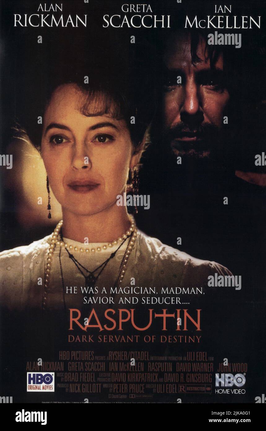 Greta Scacchi & Alan Rickman Poster Film: Rasputin (TV-Film) Characters ...