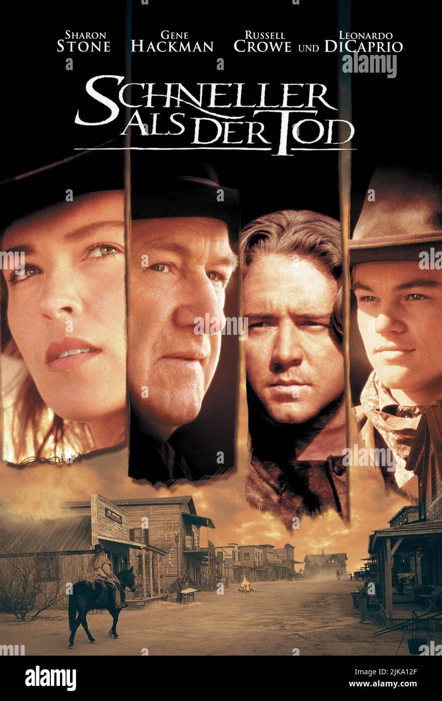 Sharon Stone, Gene Hackman, Russell Crowe & Leonardo Dicaprio Poster ...