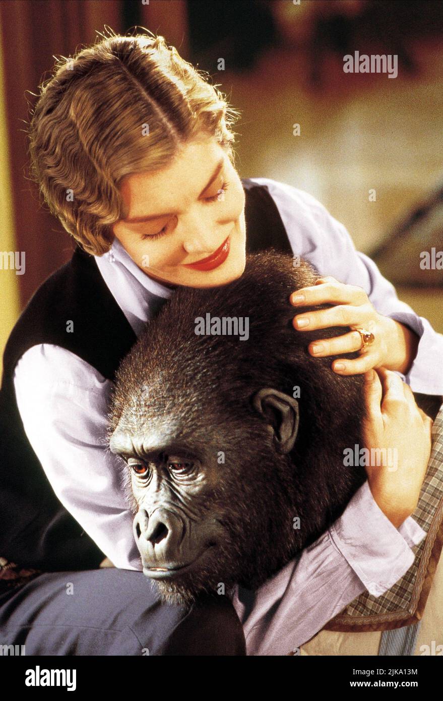 Rene Russo & Gorrila Film Buddy (1998) Characters: Mrs. Gertrude 'Trudy' Lintz Director ...