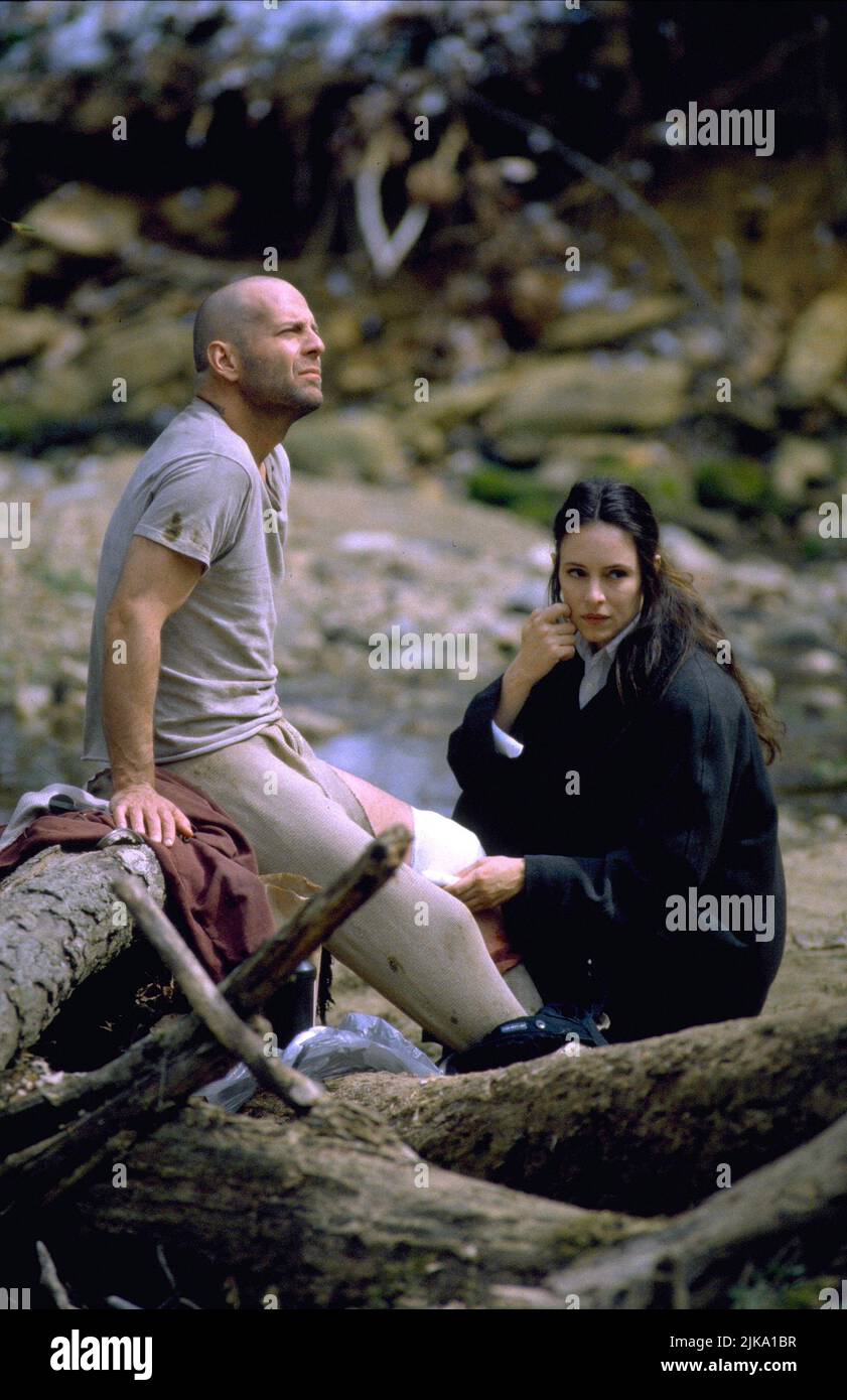 Bruce Willis & Madeleine Stowe Film Twelve Monkeys; 12 Monkeys (1995 ...