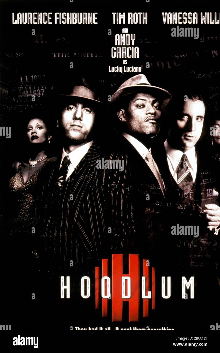 Vanessa Williams, Tim Roth, Laurence Fishburne, Andy Garcia & Cicely Tyson Poster Film: Hoodlum ...