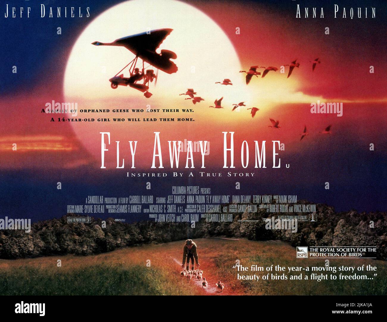 Film Poster Film: Fly Away Home (1997) Director: Carroll Ballard 05 ...