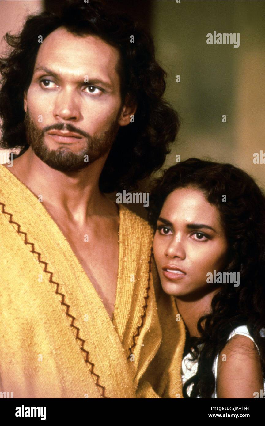 Jimmy Smits & Halle Berry Film Solomon & Sheba (1995) Characters: KING ...