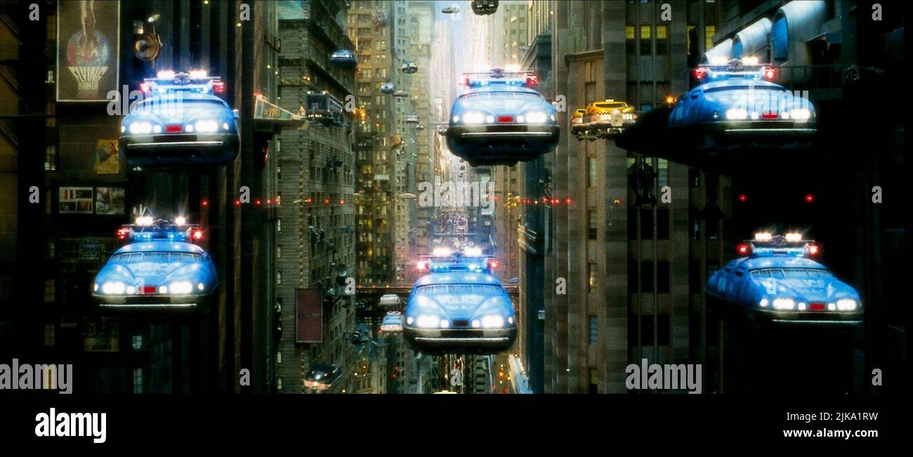 Futuristic Police Car Scene Film The Fifth Element (Le cinquième ...