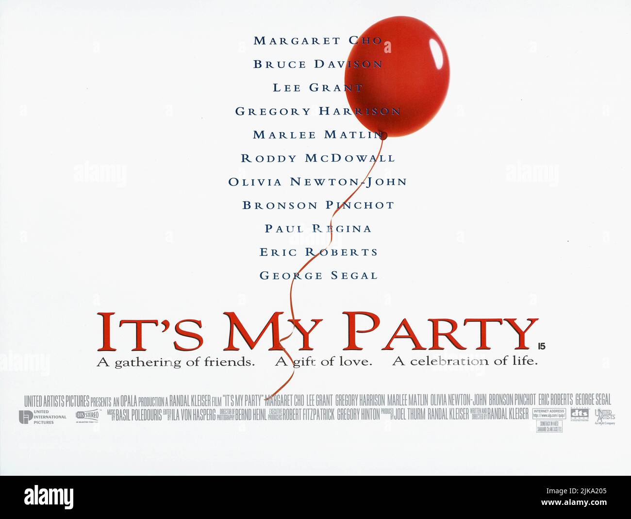 Film Poster Film: It'S My Party (1995) Director: Randal Kleiser 11 ...