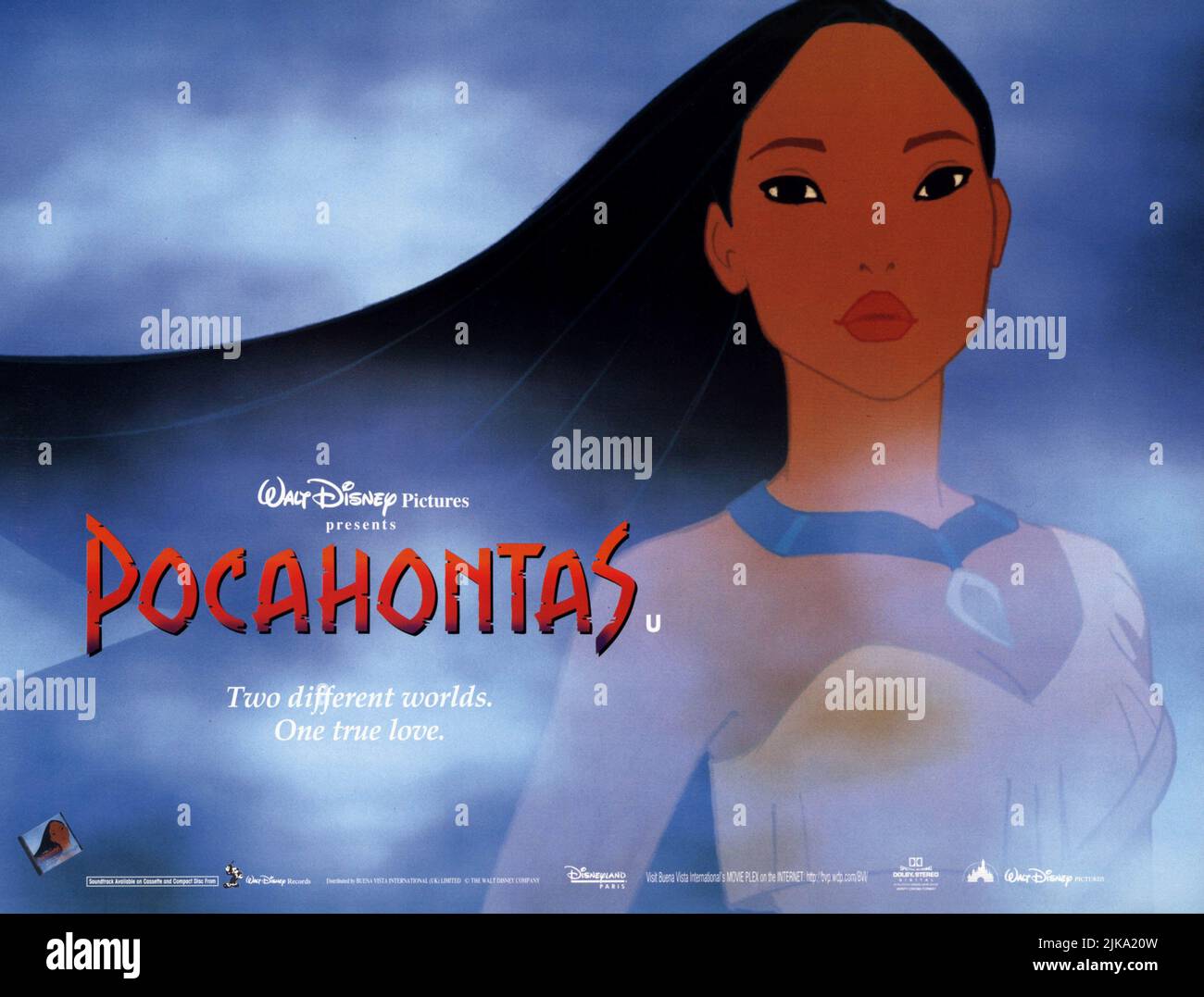 Pocahontas 1995 Movie Poster