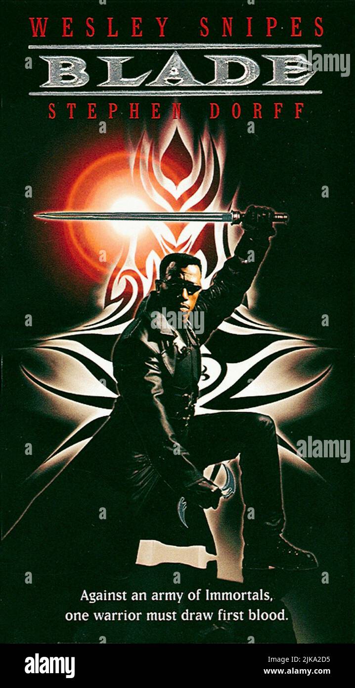 Wesley Snipes Film Blade (USA 1998) Characters: Blade Director: Stephen ...