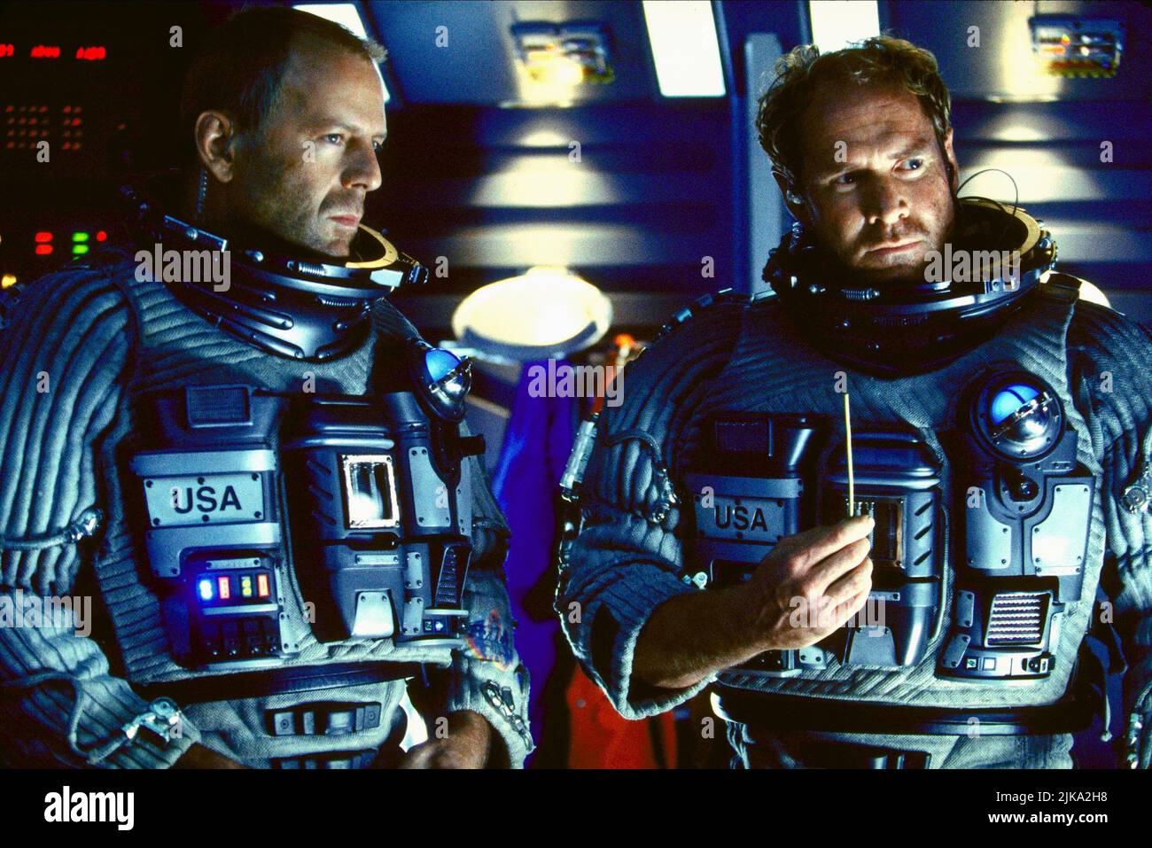 Bruce Willis & Will Patton Film Armageddon (USA 1998) Characters: Harry ...