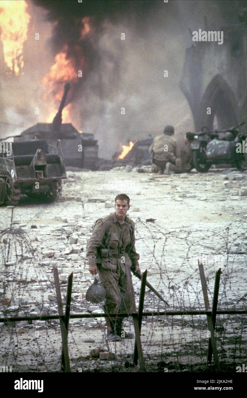 Matt Damon Film Saving Private Ryan (USA 1998) Characters: Pvt. James ...