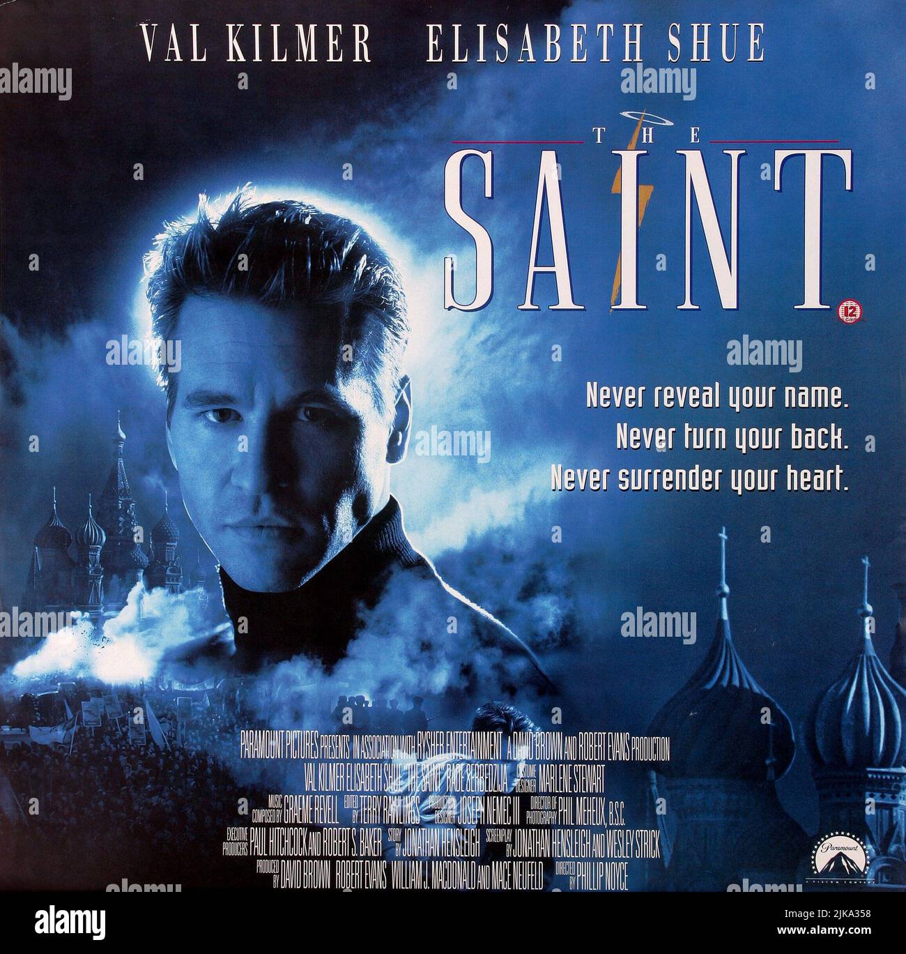 Val Kilmer Poster Film The Saint (USA 1997) Director: Phillip Noyce 03 April 1997 **WARNING ...