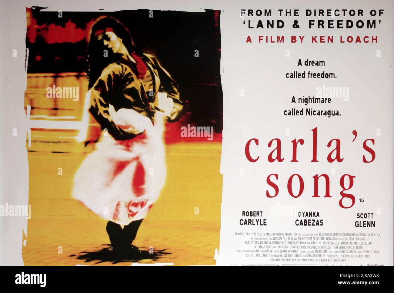 Oyanka Cabezas Poster Film Carla'S Song (1998) Director: Ken Loach 20 ...