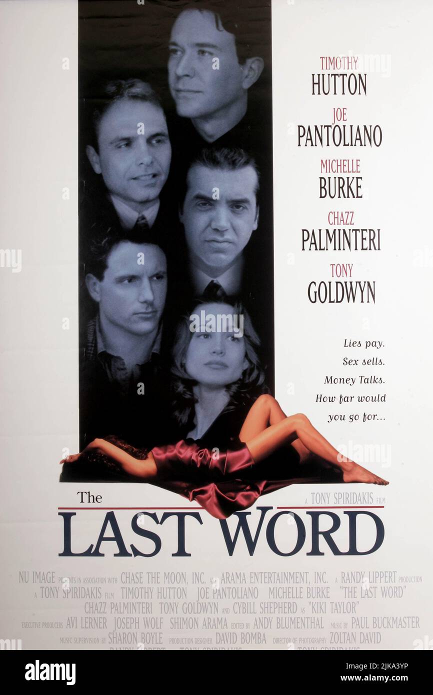 Film Poster Film: The Last Word (1996) Director: Tony Spiridakis 27 ...