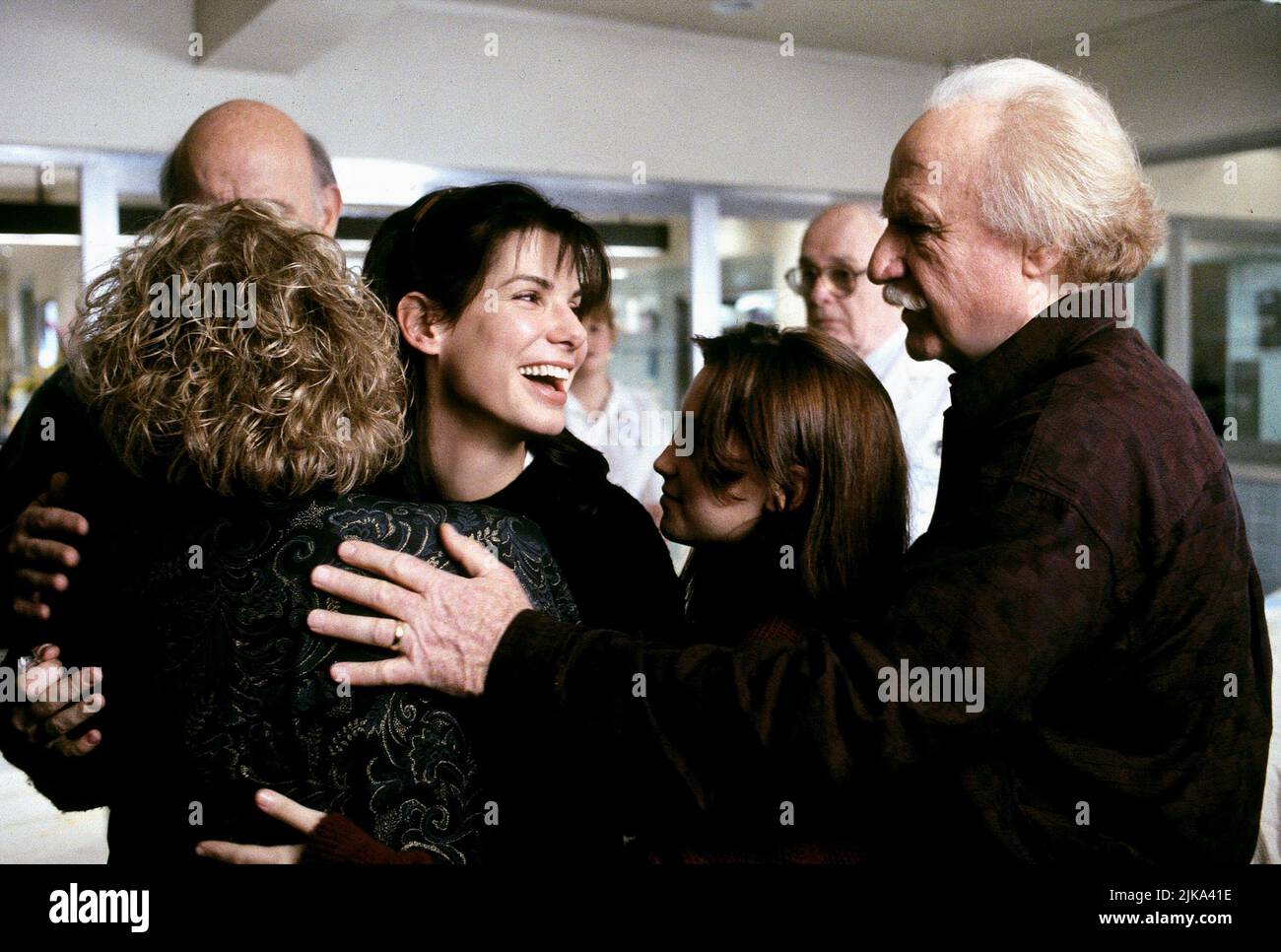 Sandra Bullock, Monica Keena & Jack Warden Film: While You Were ...