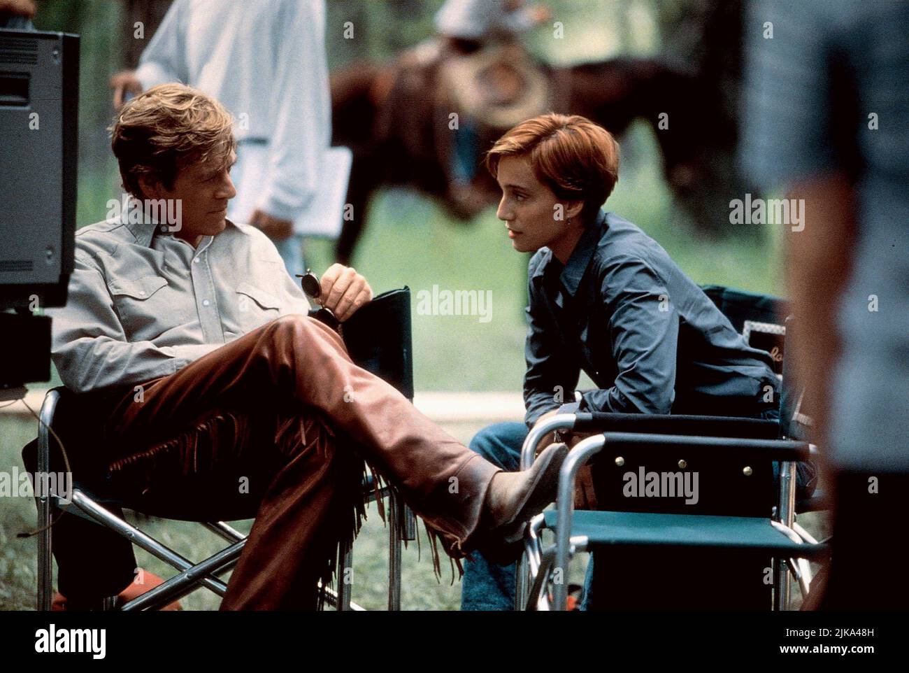 Robert Redford & Kristin Scott Thomas Film: The Horse Whisperer (USA 1998) Characters: Tom ...