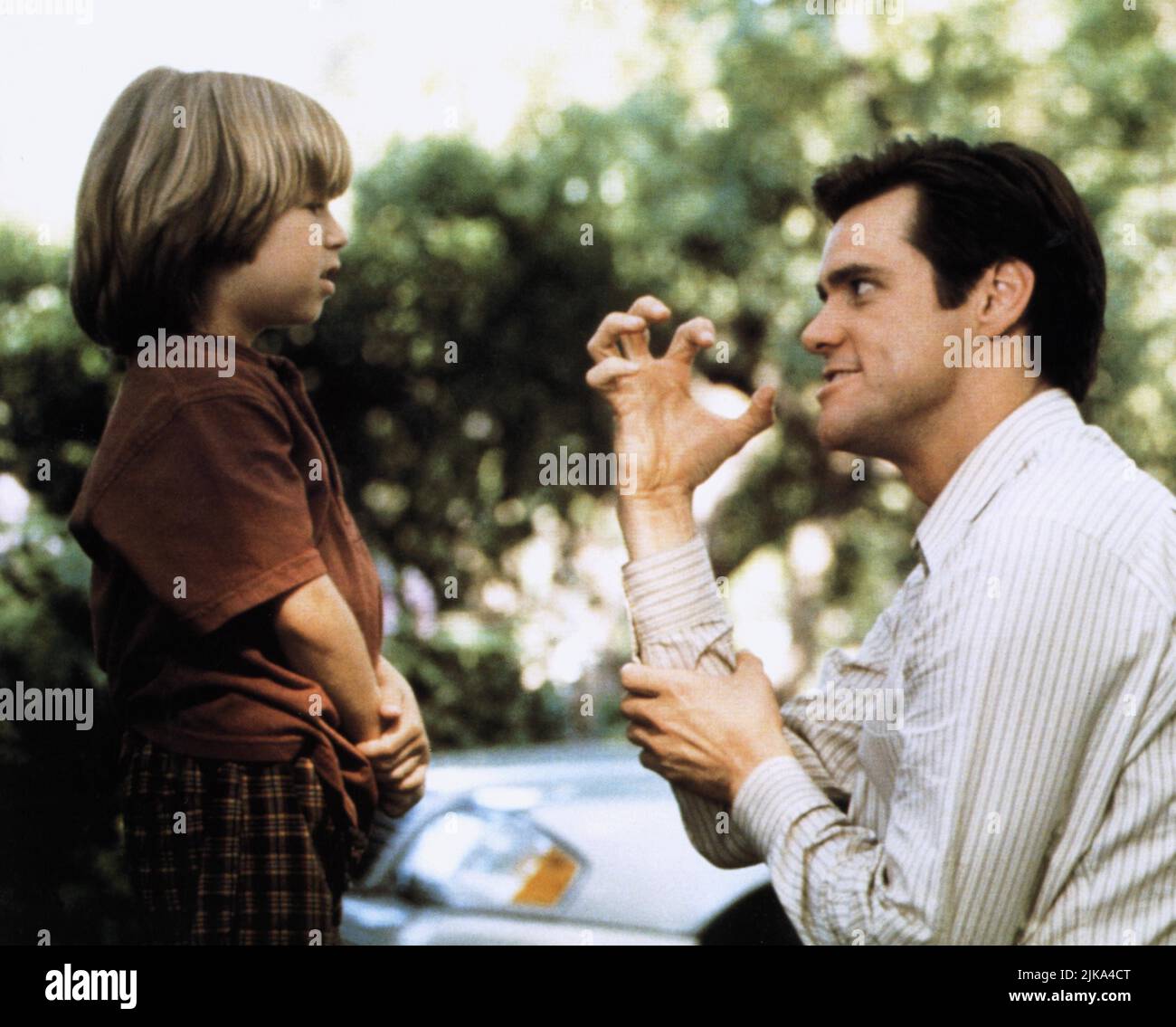 Justin Cooper & Jim Carrey Film Liar Liar (1997) Characters: Max Reede ...