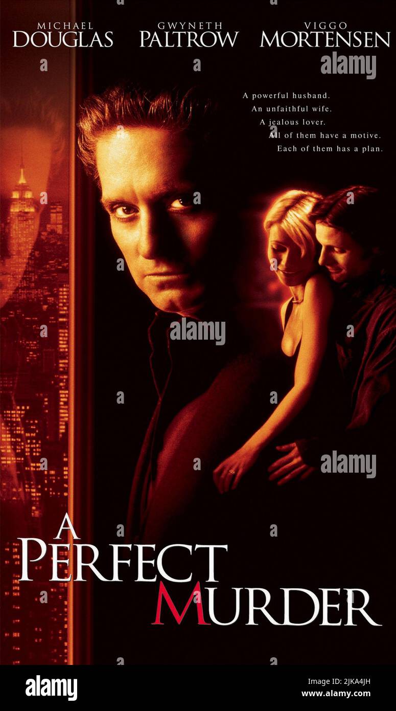 Michael Douglas, Gwyneth Paltrow & Viggo Mortensen Poster Film: A Perfect Murder (1998 ...