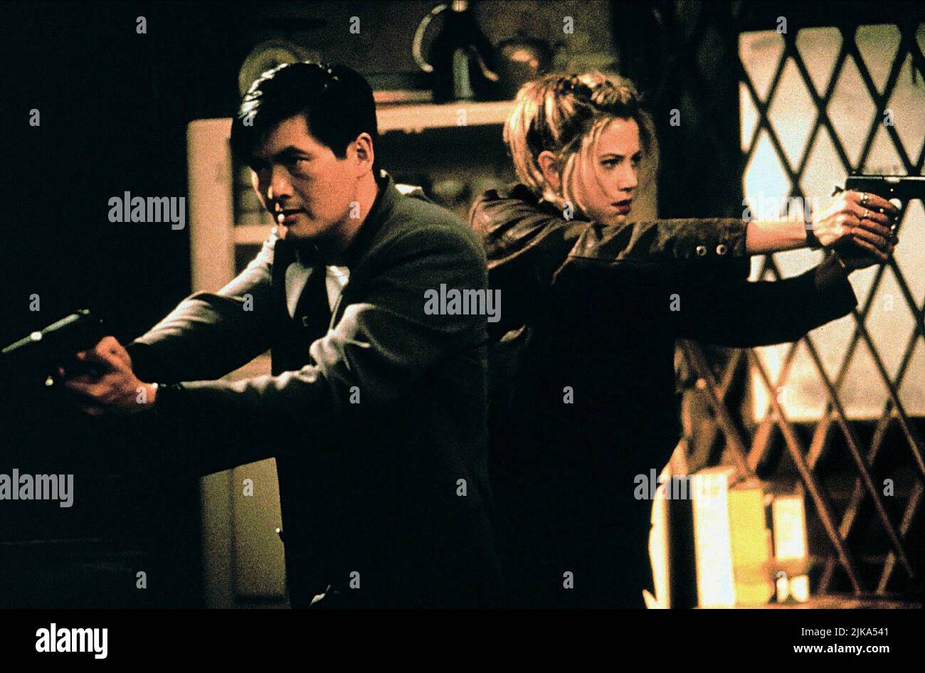 Chow Yun-Fat & Mira Sorvino Film The Replacement Killers (USA 1998 ...