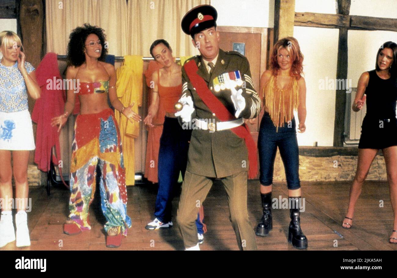Emma Bunton, Melanie Brown, Melanie Chisholm, Michael Barrymore, Geri ...