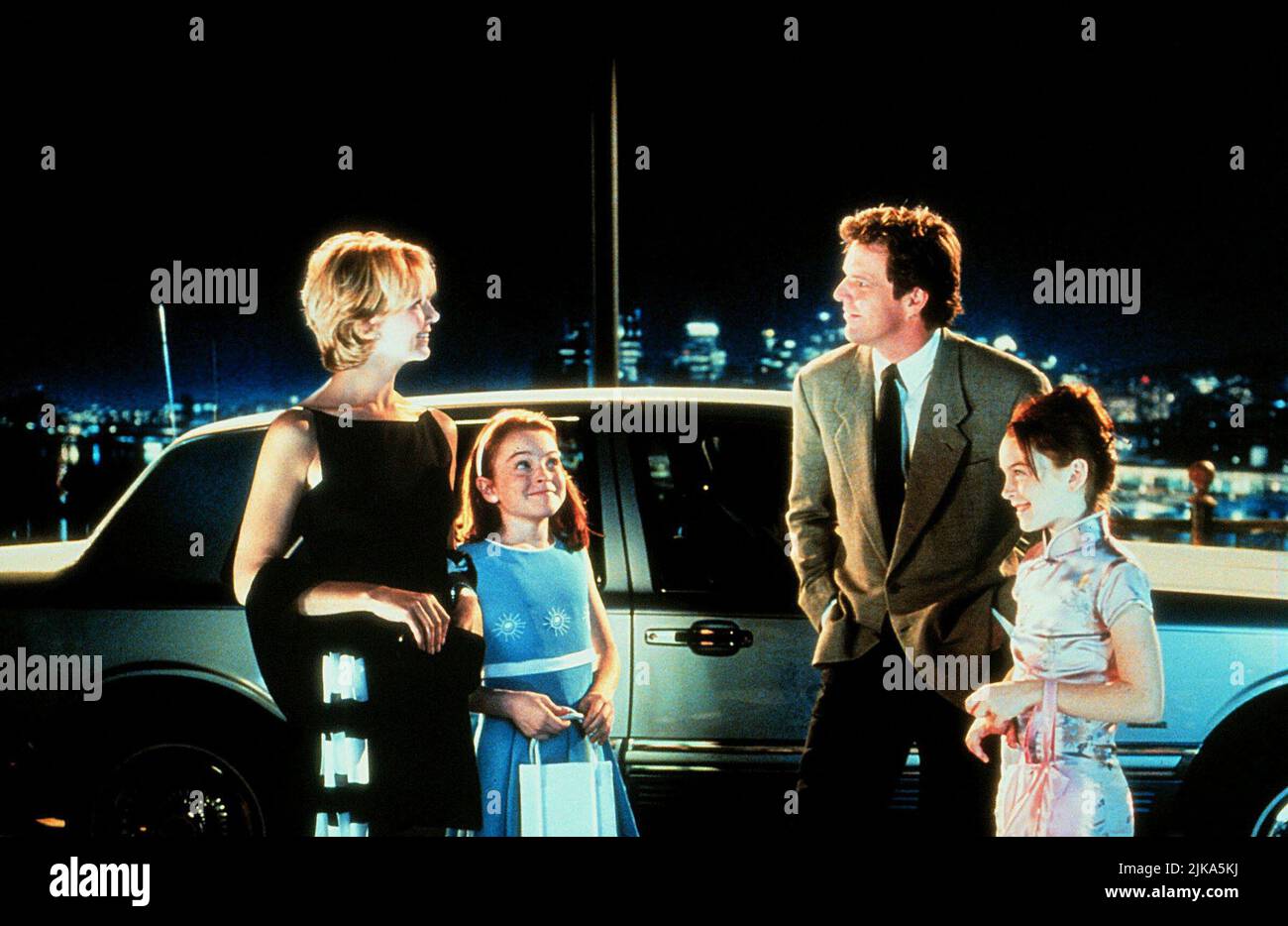 Natasha Richardson, Lindsay Lohan, Dennis Quaid, Lindsay Lohan Film: The Parent Trap (USA 1998 ...