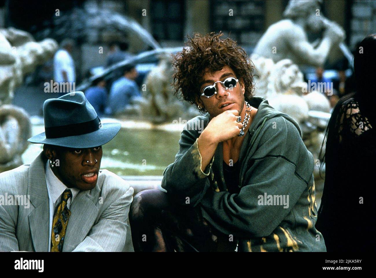 Dennis Rodman & Jean-Claude Van Damme Film Double Team (USA/HK 1997 ...