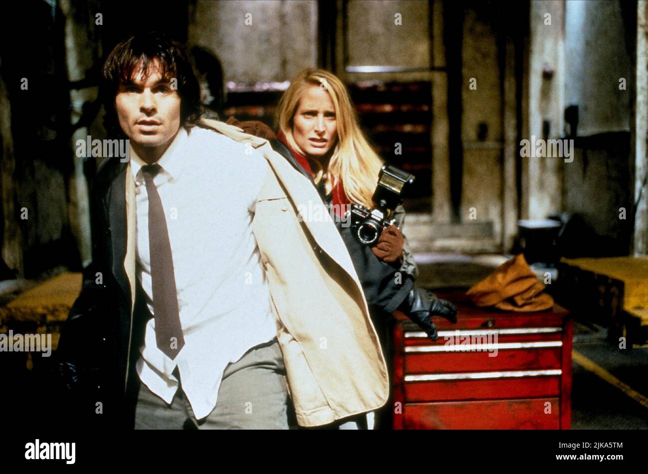 Patrick Muldoon & Jane Sibbett Film The Second Arrival; Arrival 2 (1995 ...