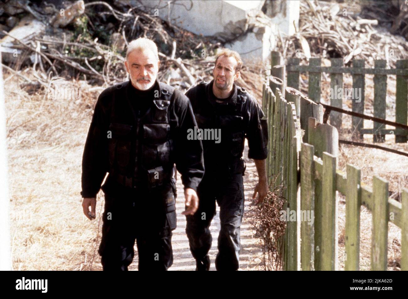 Sean Connery & Nicolas Cage Film The Rock (1996) Characters: John ...