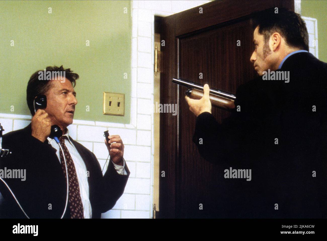Dustin Hoffman & John Travolta Film Mad City (1997) Characters: Max ...