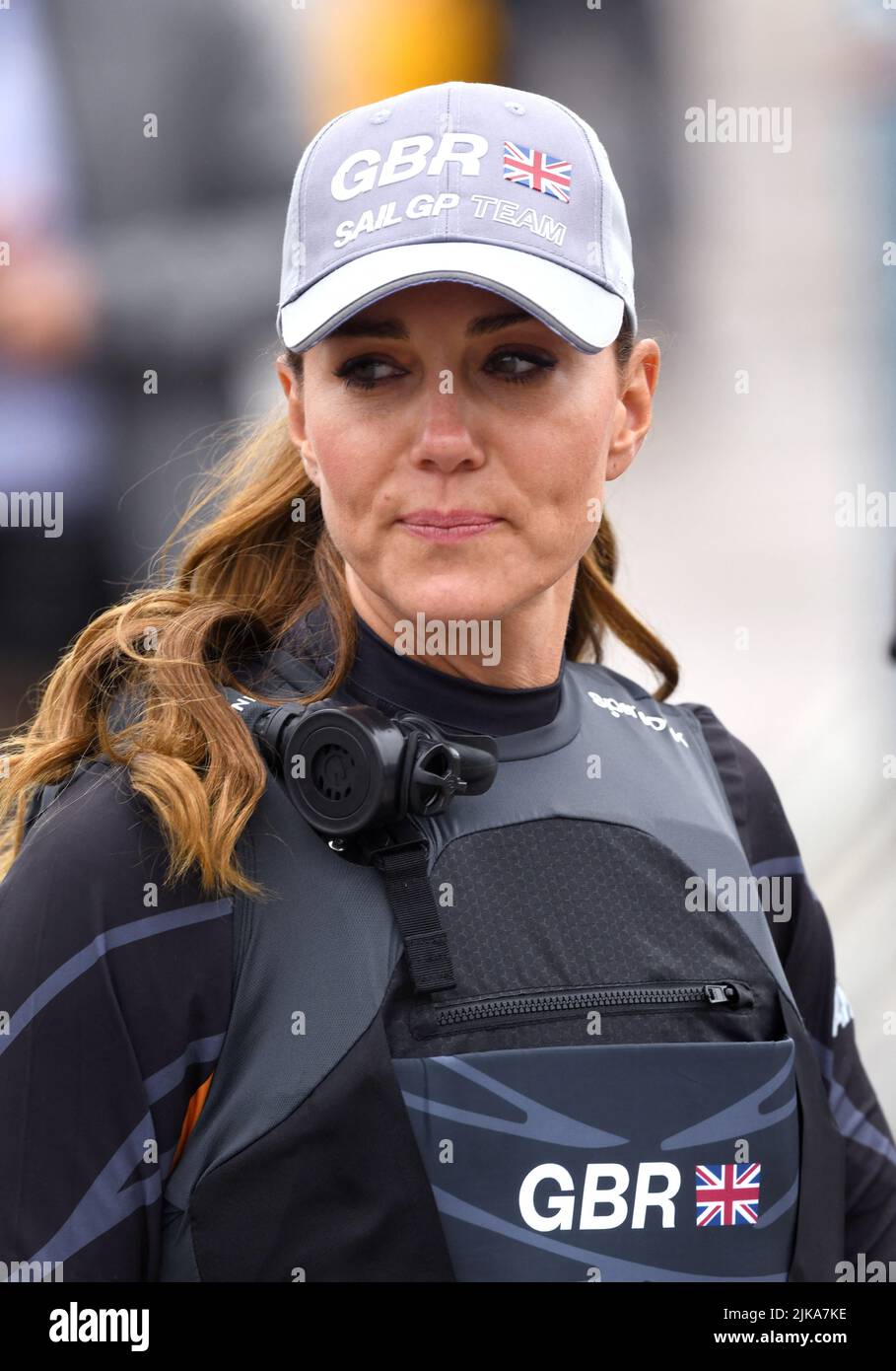 The Duchess of Cambridge visits the Great Britain SailGP Team in ...