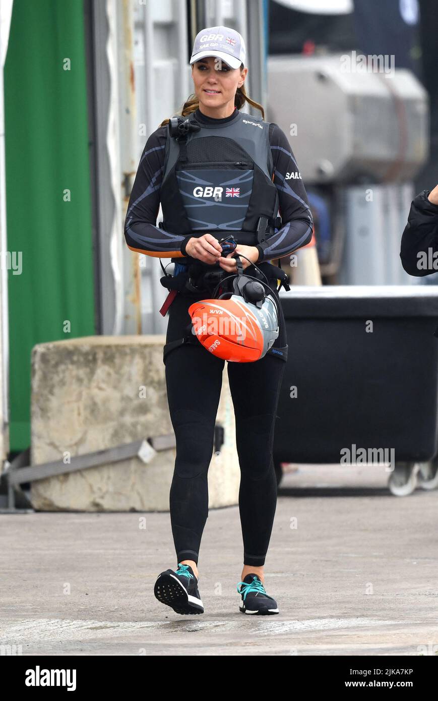 The Duchess of Cambridge visits the Great Britain SailGP Team in ...