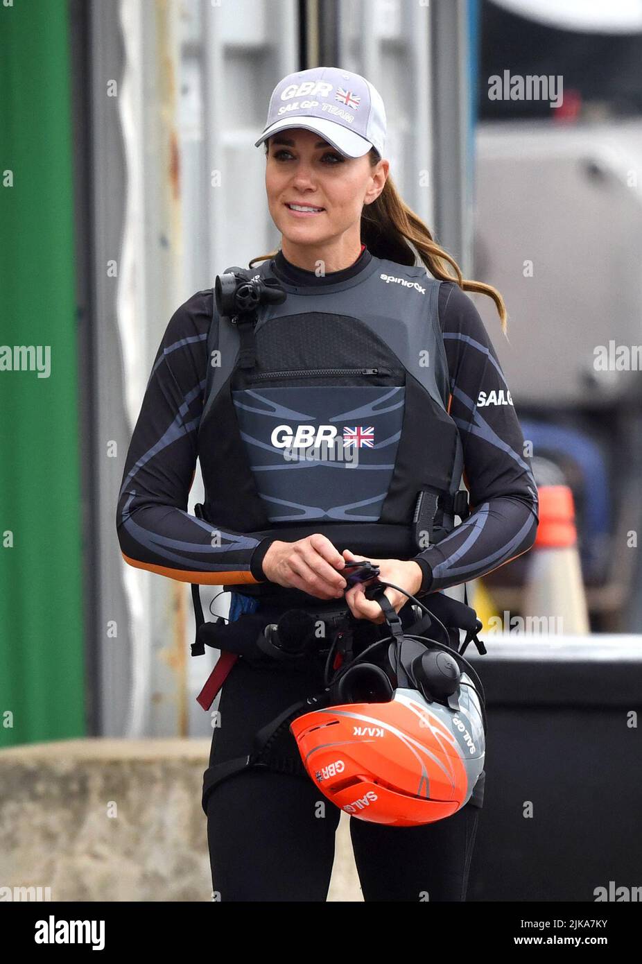 The Duchess of Cambridge visits the Great Britain SailGP Team in ...
