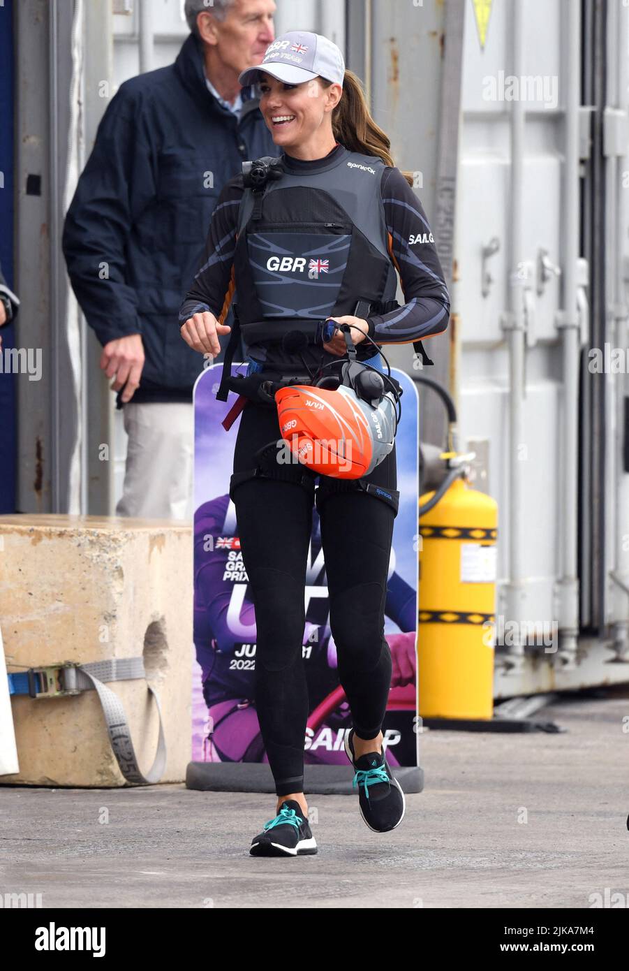 The Duchess of Cambridge visits the Great Britain SailGP Team in ...