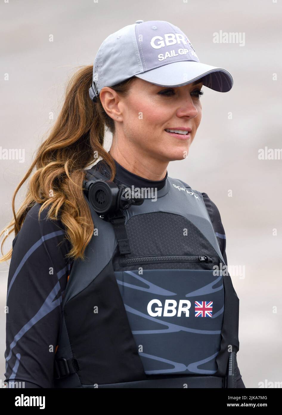 The Duchess of Cambridge visits the Great Britain SailGP Team in ...