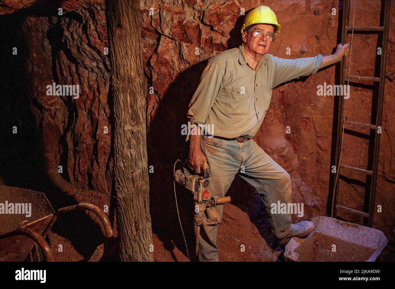 Underground miner hi-res stock photography and images - Alamy