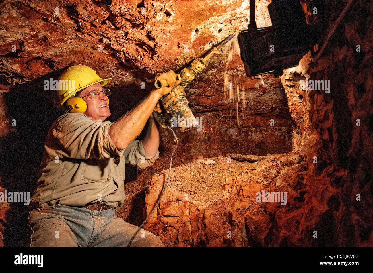 Underground miner hi-res stock photography and images - Alamy