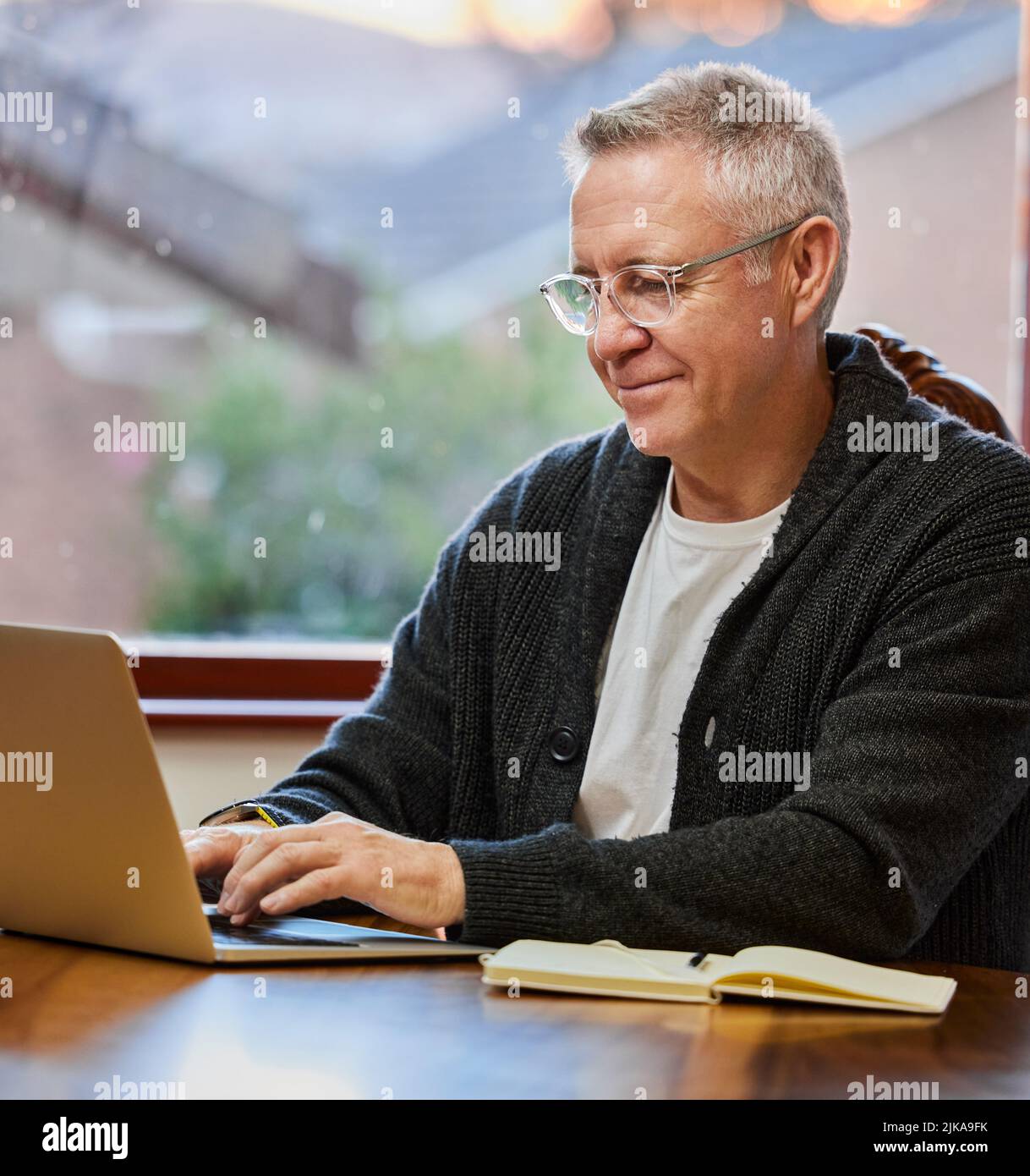 Working in her study hi-res stock photography and images - Alamy