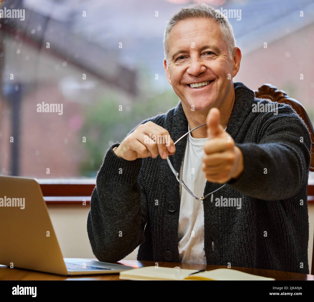 Im ready for retirement. Cropped portrait of a handsome senior man ...