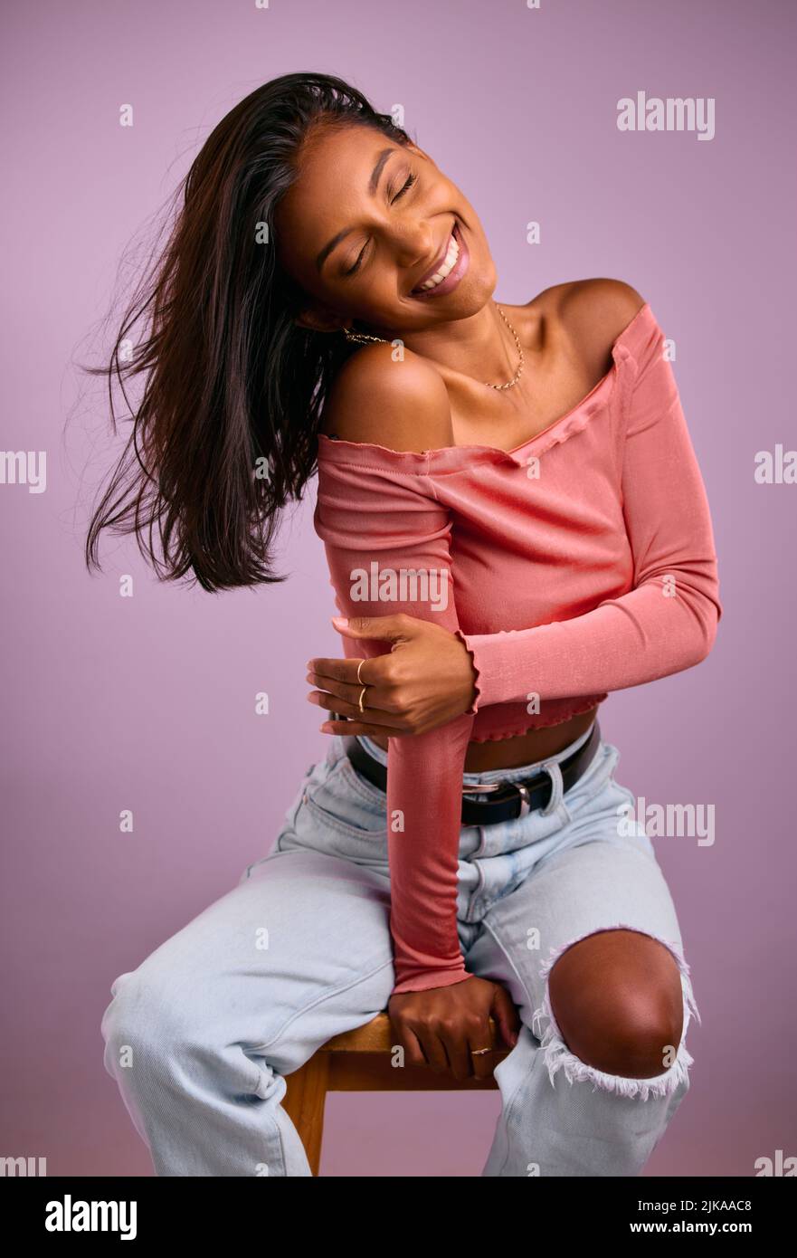 Beautiful on the inside and the outside. a young woman smiling shot ...