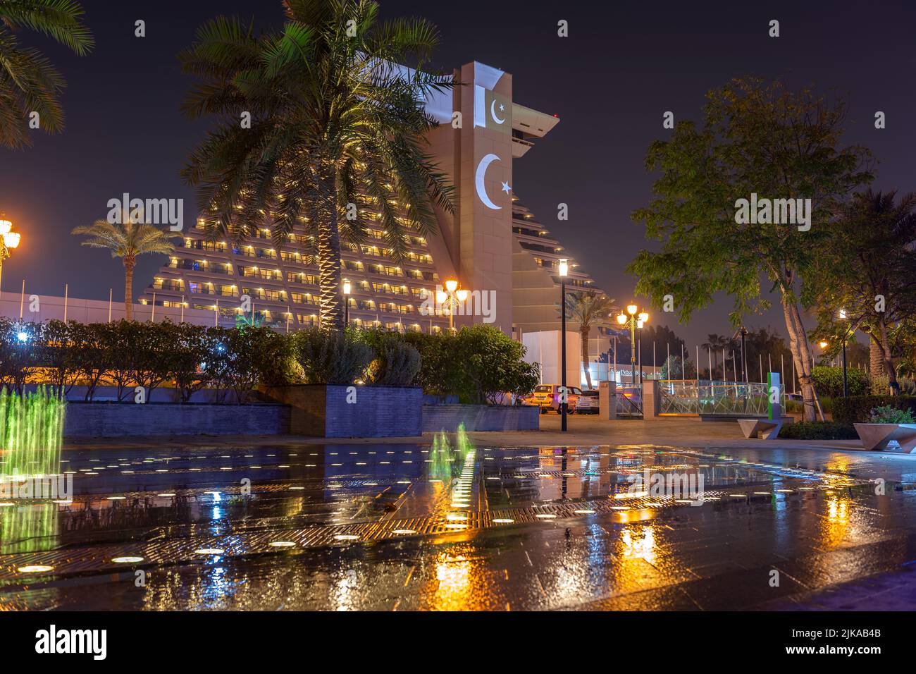Qatar pakistan flag hi-res stock photography and images - Alamy