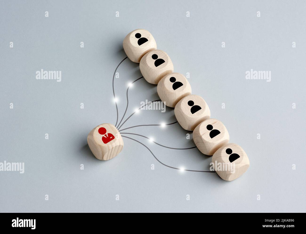 Business online network communication technology, hybrid workplace, gig ...